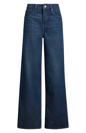 Good American Vintage Wide Leg High Waist Jeans - Indigo1329