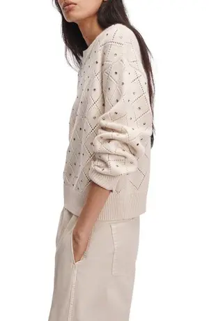 Rag & Bone Emma Embellished Wool Sweater