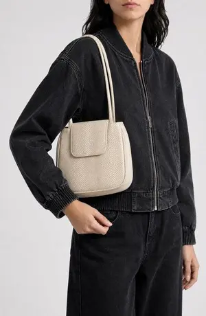 FOR THE AGES Faux Leather Shoulder Bag