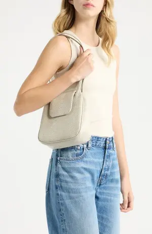 FOR THE AGES Faux Leather Shoulder Bag