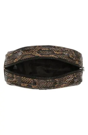 THINK ROYLN Touch-up Carryall Essentials Faux Leather Pouch