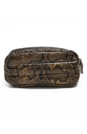 THINK ROYLN Touch-up Carryall Essentials Faux Leather Pouch