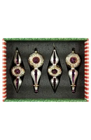 MARK ROBERTS Double Reflector Finial Ornament