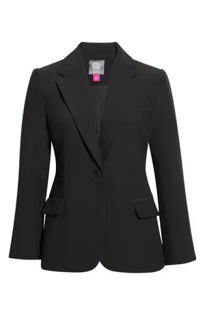 Vince Camuto Single-breasted Notched Lapel Blazer