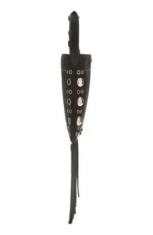 Valentino Garavani Small Nellcôte Fringe Stud Suede Crossbody Bag