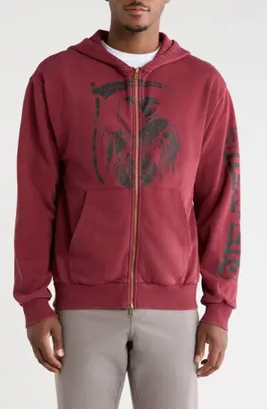 OVERTIME Graphic Zip Hoodie