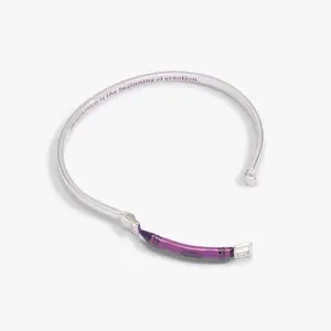 ALEX AND ANI Crayola Royal Purple Crayon Tension Bangle