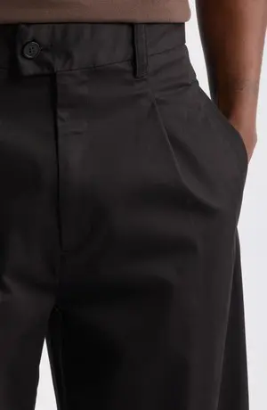 BOSS Pleated Wide Leg Trousers