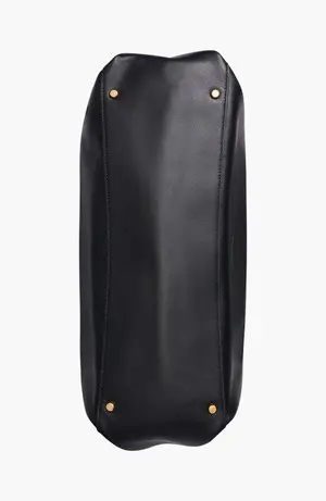 Donna Karan New York Brocade Tote Bag - Black/gold