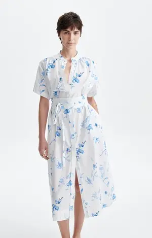 Vanessa Bruno Ghala Floral Shirt Dress