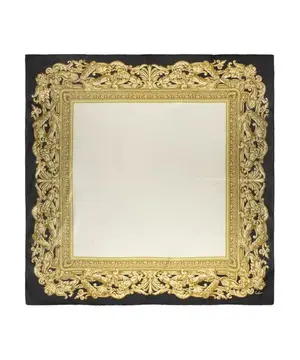 Echo Picture Frame Silk Square - Black