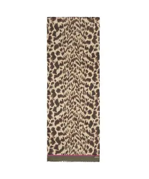 Echo Leopard Silk Scarf