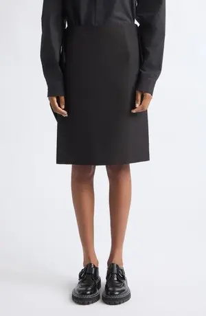 LII Contrast Back Midi Skirt