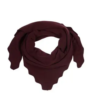 Echo Scallop Knit Triangle Winetasting
