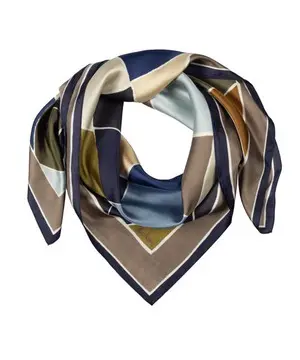 Echo Harlequin Silk Square