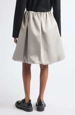 LII Gathered Midi Skirt