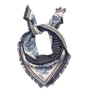 Echo Floral Bandana - Navy