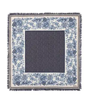 Echo Floral Bandana - Navy