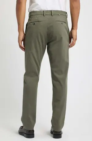 Canali Regular Fit Gabardine Chinos