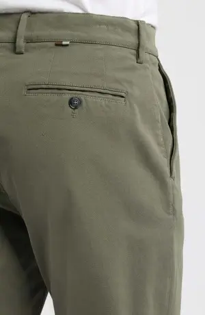 Canali Regular Fit Gabardine Chinos