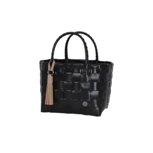 HANDED BY Mini Paris Recycled Plastic Tote Bag - Black