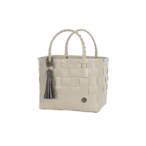HANDED BY Mini Paris Recycled Plastic Tote Bag - Pale Grey