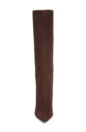 JIMMY CHOO Blake Pointed Toe Knee High Wedge Boot