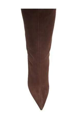 JIMMY CHOO Blake Pointed Toe Knee High Wedge Boot