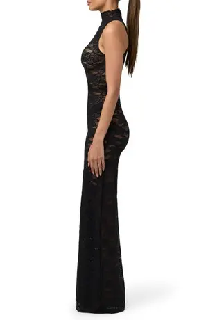 Naked Wardrobe Stretch Lace Jumpsuit