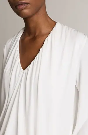 Vince V-neck Bubble Top