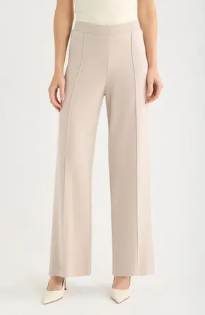 TAHARI ASL Wide Leg Sweater Knit Pants