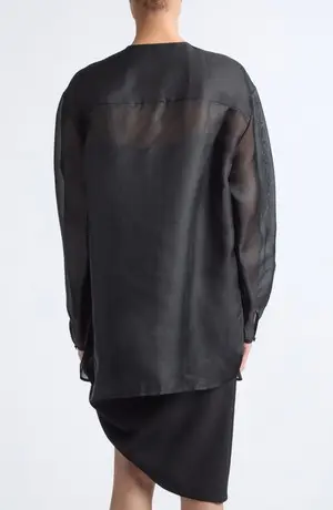 Carolina Herrera Silk Long Sleeve Shirt