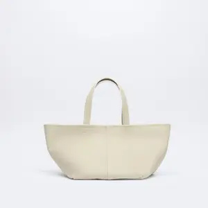 MESCH Ana Leather Tote - Ivory