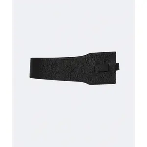 MESCH Trelew Leather Wrap Belt - Black