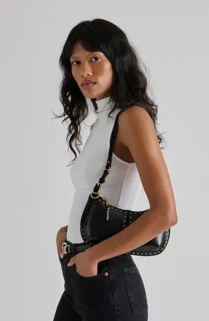 Dolce Vita Axelle Faux Leather Baguette Bag
