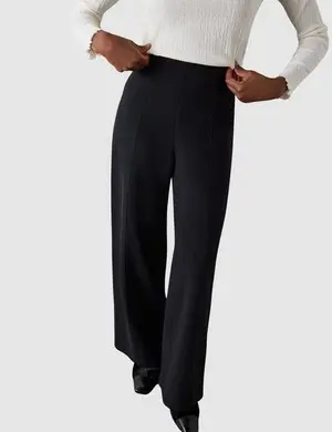 Whistles Straight Full Length Trouser - Black