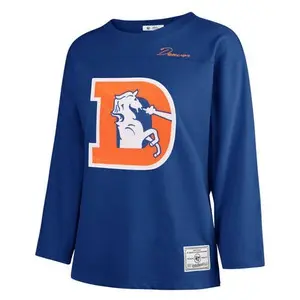 '47 47 Denver Broncos Game Nod Timeless Long Sleeve T-shirt - Royal