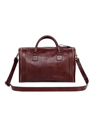OLD TREND Nomad Genuine Leather Overnight Weekender Bag