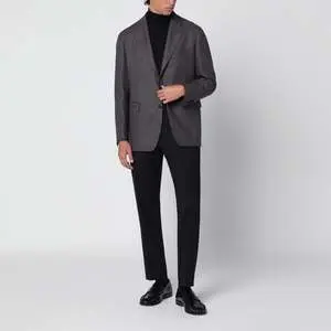 Tagliatore Single-breasted Jacket In Houndstooth Wool