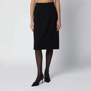 Dolce & Gabbana Dolce & Gabbana Virgin Wool Skirt - Black