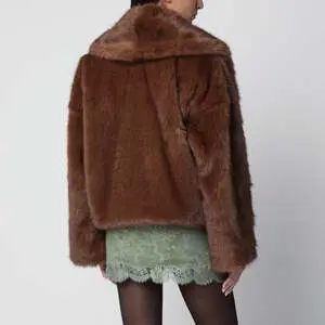 BB COUTURE Farrah Short Jacket In Faux Fur