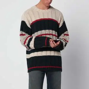 GOLDEN GOOSE Striped Alpaca Blend Jumper - Multicolor