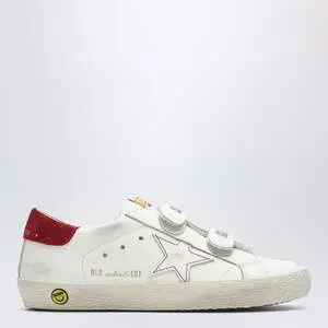 GOLDEN GOOSE White/ Old School Leather Sneakers