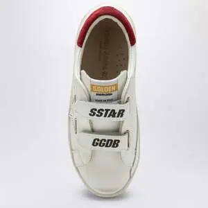 GOLDEN GOOSE White/ Old School Leather Sneakers