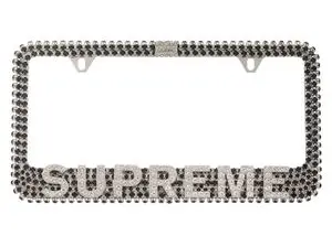 Supreme B.b. Simon License Plate Frame - Black