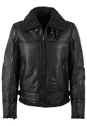 Mauritius Shearling-lined Winter Leather Jacket