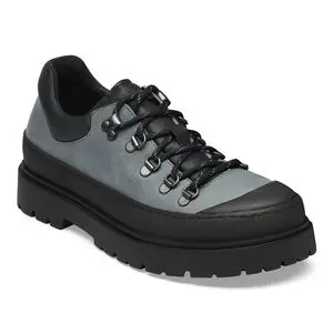 BIRKENSTOCK Prescott Low Oiled Leather Lace-up Boots - Basalt Gray