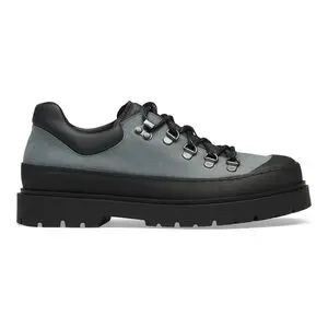 BIRKENSTOCK Prescott Low Oiled Leather Lace-up Boots - Basalt Gray