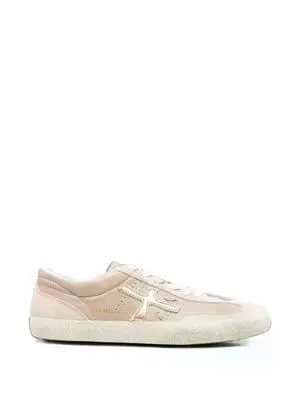 Premiata Logo-patch Panelled Sneakers
