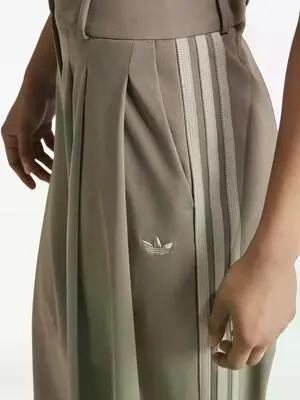 Adidas Pleated Side-stripe Trousers
